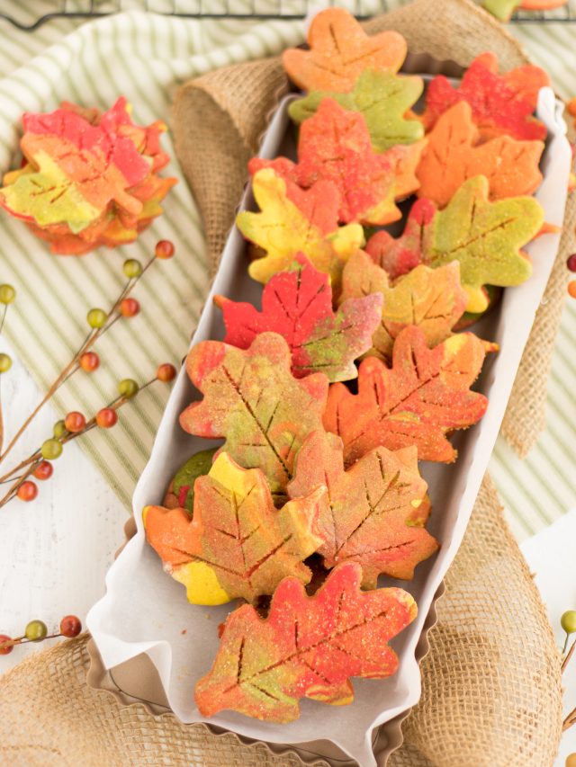 Fall Leaf Cut Out Cookies - Made To Be A Momma