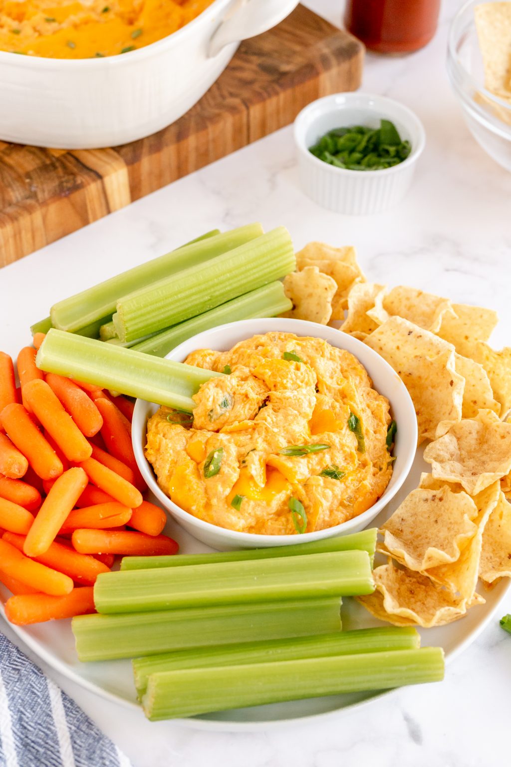 Hot Wing Chicken Dip - Made To Be A Momma
