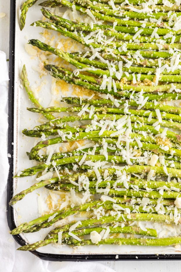 Roasted Parmesan Asparagus - Made To Be A Momma
