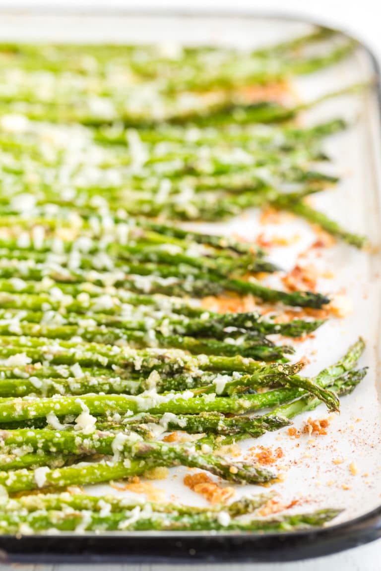 Roasted Parmesan Asparagus - Made To Be A Momma