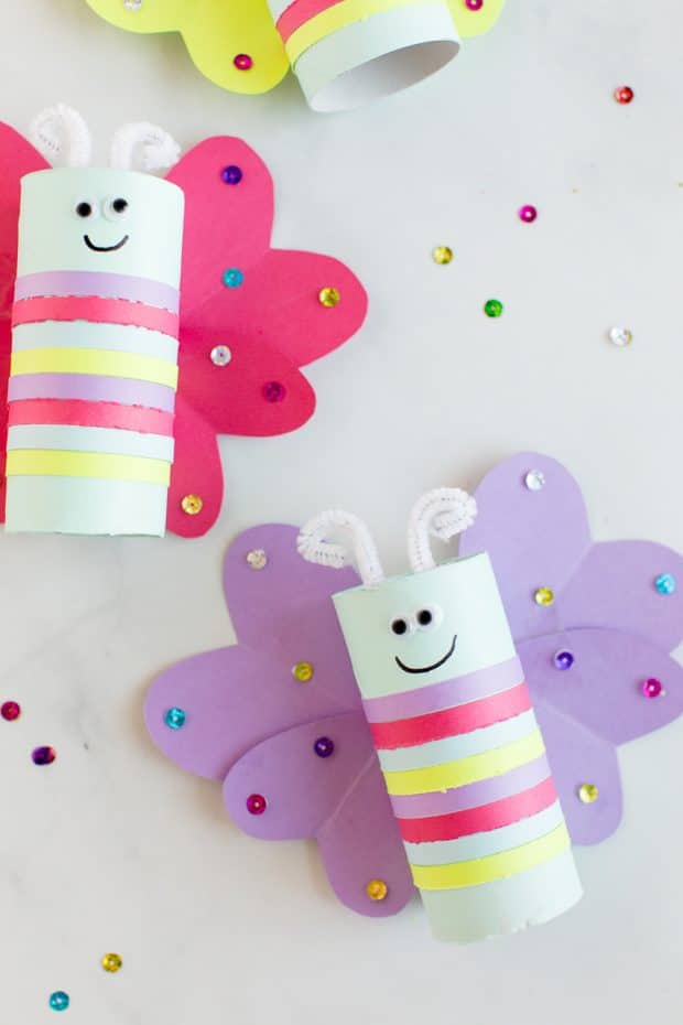 Spring Toilet Paper Roll Crafts - Made To Be A Momma