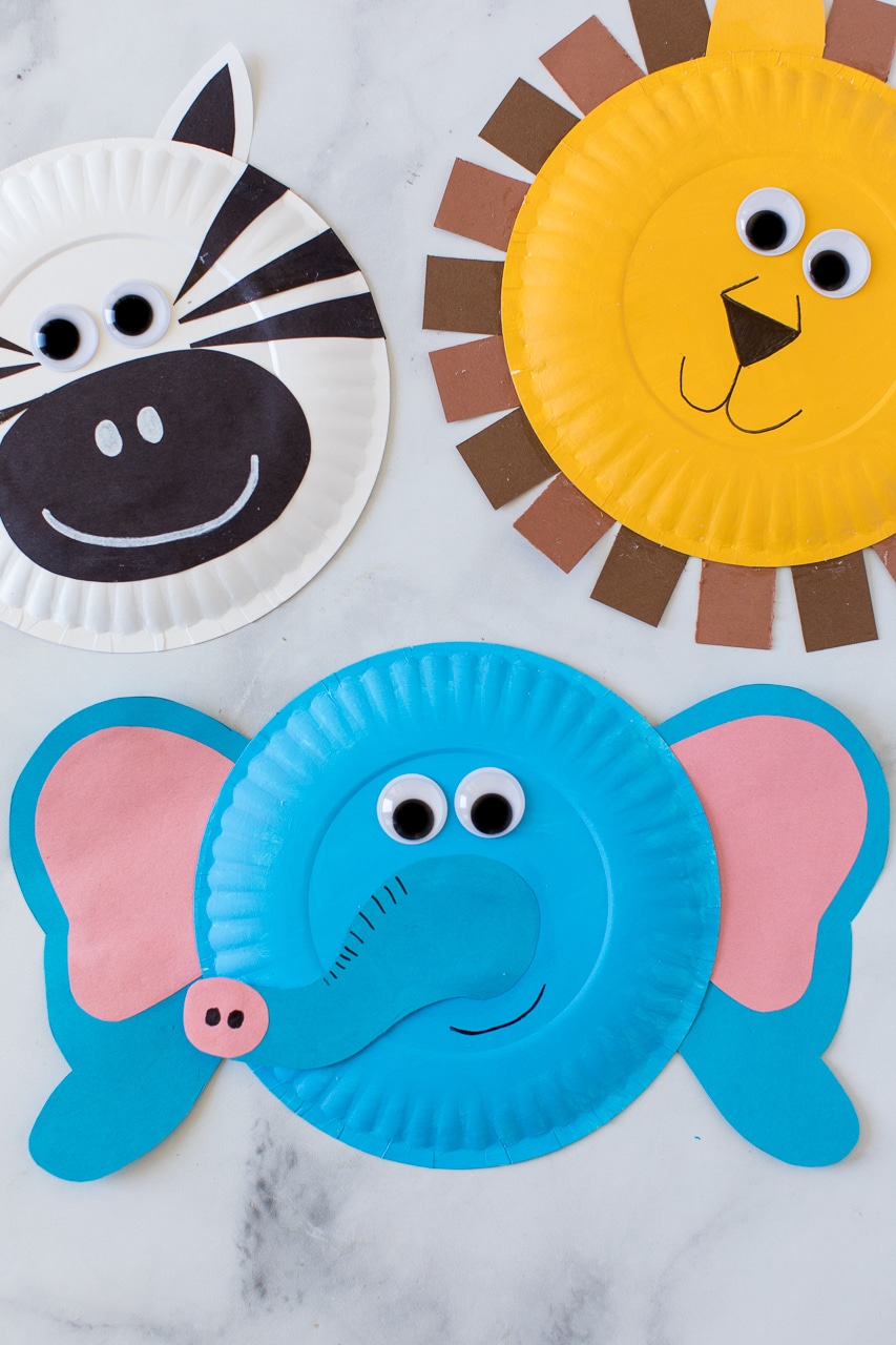 Paper Plate Jungle Animal Craft Paper Plate Jungle Animal Craft