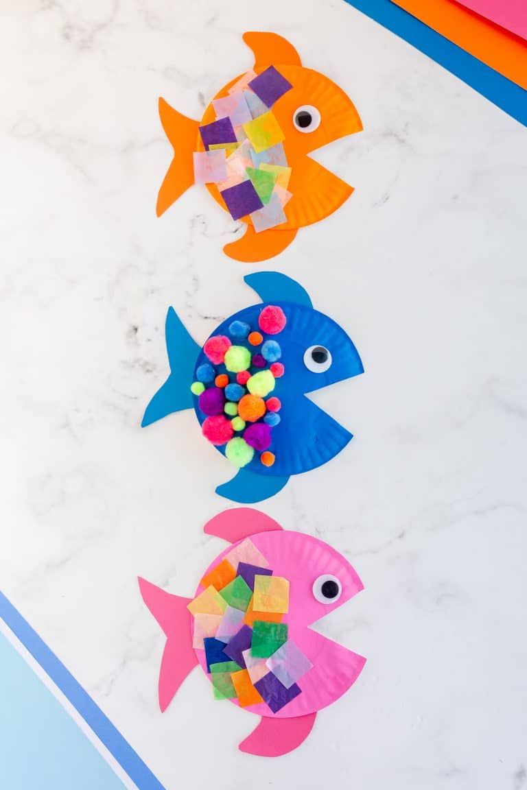 Paper Plate Fish - Made To Be A Momma