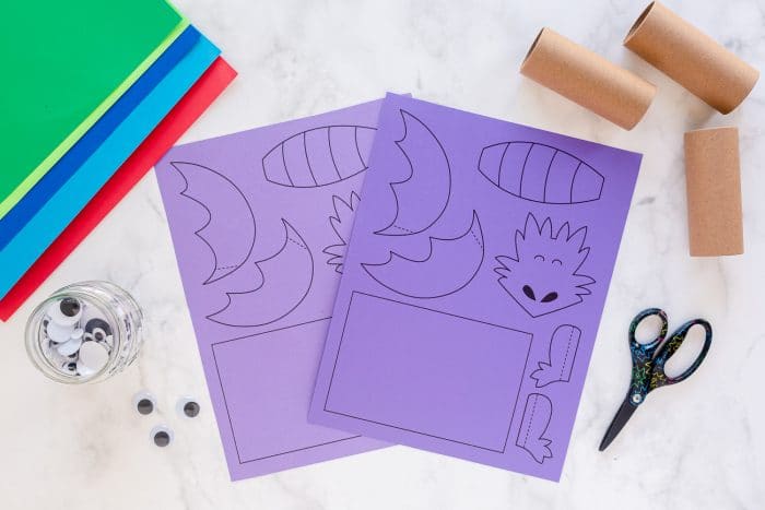 Paper Roll Dragon Craft - Made To Be A Momma