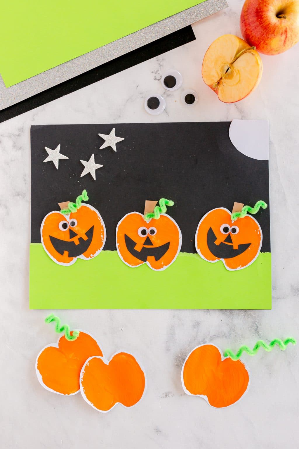 Easy Pumpkin Craft for Kids – Jack-O-Lanterns - Made To Be A Momma
