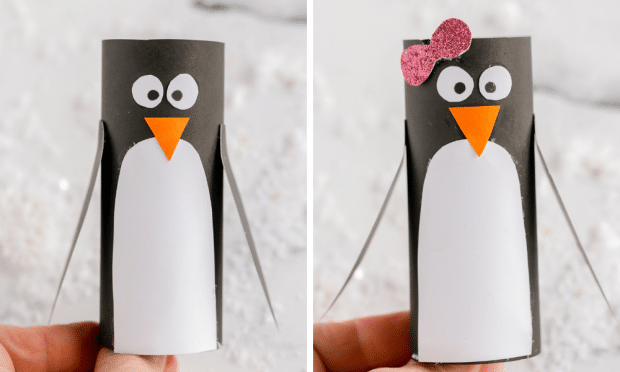 Paper Roll Penguin - Made To Be A Momma