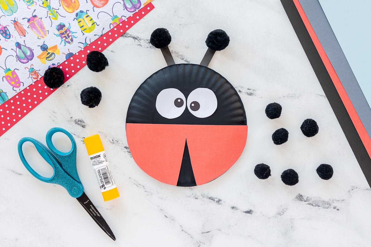 Paper Plate Ladybug Craft for Kids - Made To Be A Momma