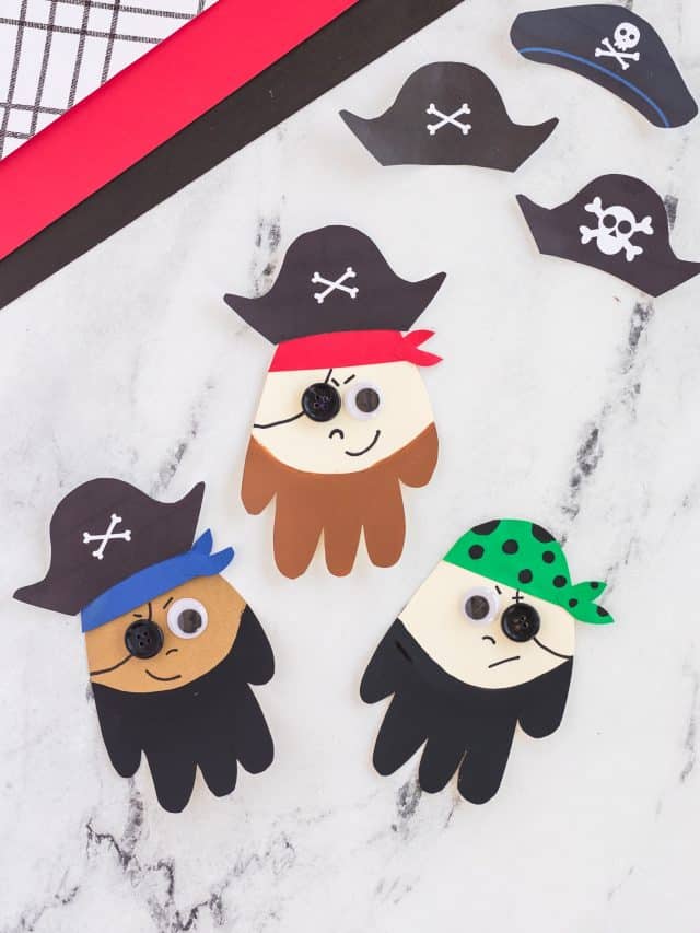 Handprint Pirate Craft - Made To Be A Momma