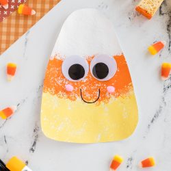 Sponge Painted Candy Corn - Made To Be A Momma