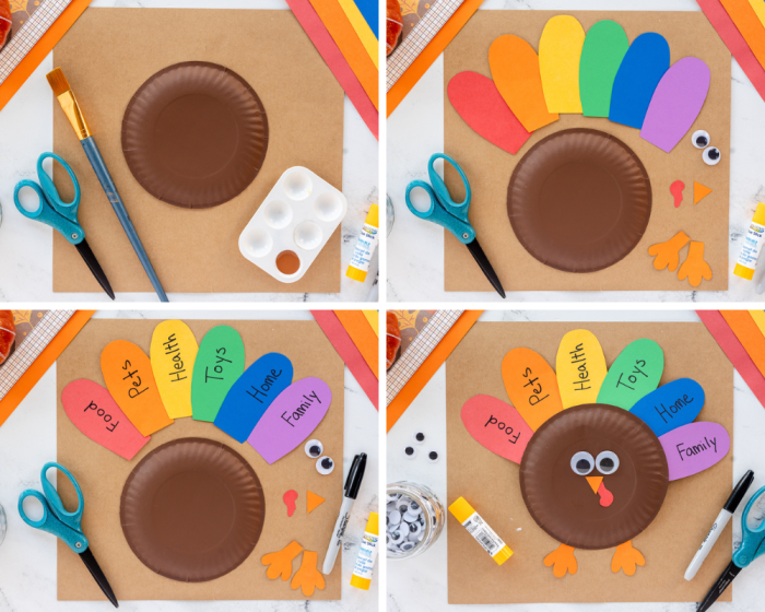 Paper Plate Turkey Craft - Made To Be A Momma