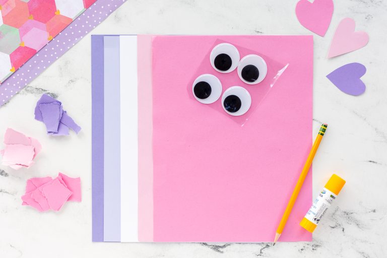 Torn Paper Valentine Craft - Made To Be A Momma
