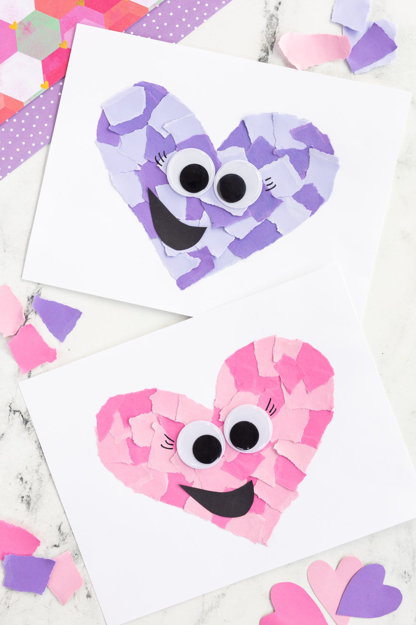 Easy Torn Paper Candy Corn Craft for Kids - Made To Be A Momma