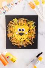Fork Painted Lion - Made To Be A Momma