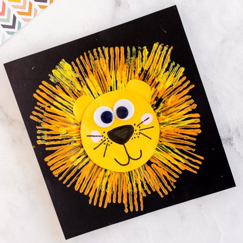 Fork Painted Lion - Made To Be A Momma