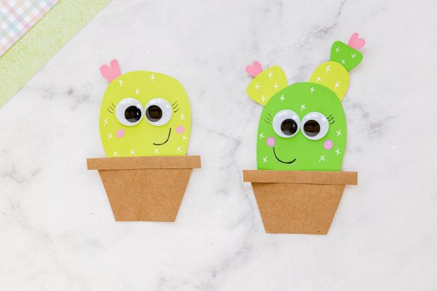Paper Cactus Craft - Made To Be A Momma