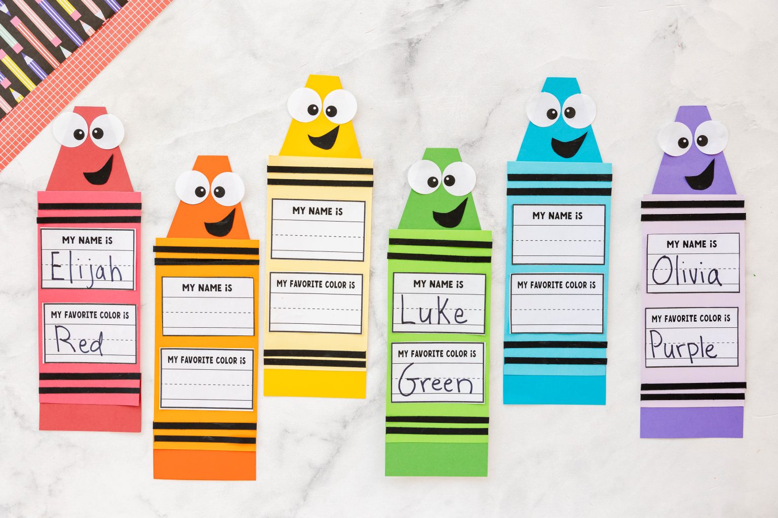 Back to School Paper Crayon Craft - Made To Be A Momma