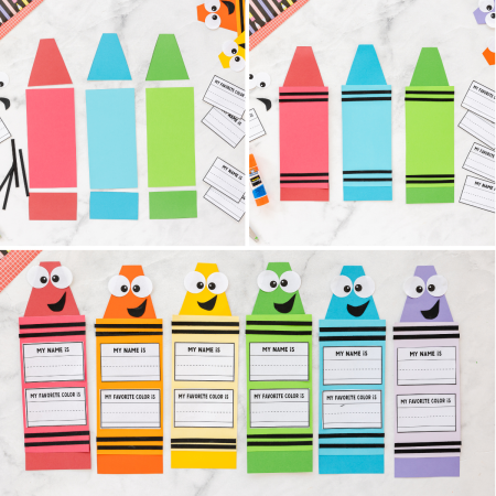 Back to School Paper Crayon Craft - Made To Be A Momma