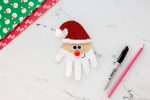 Christmas Handprint Santa Craft for Kids - Made To Be A Momma