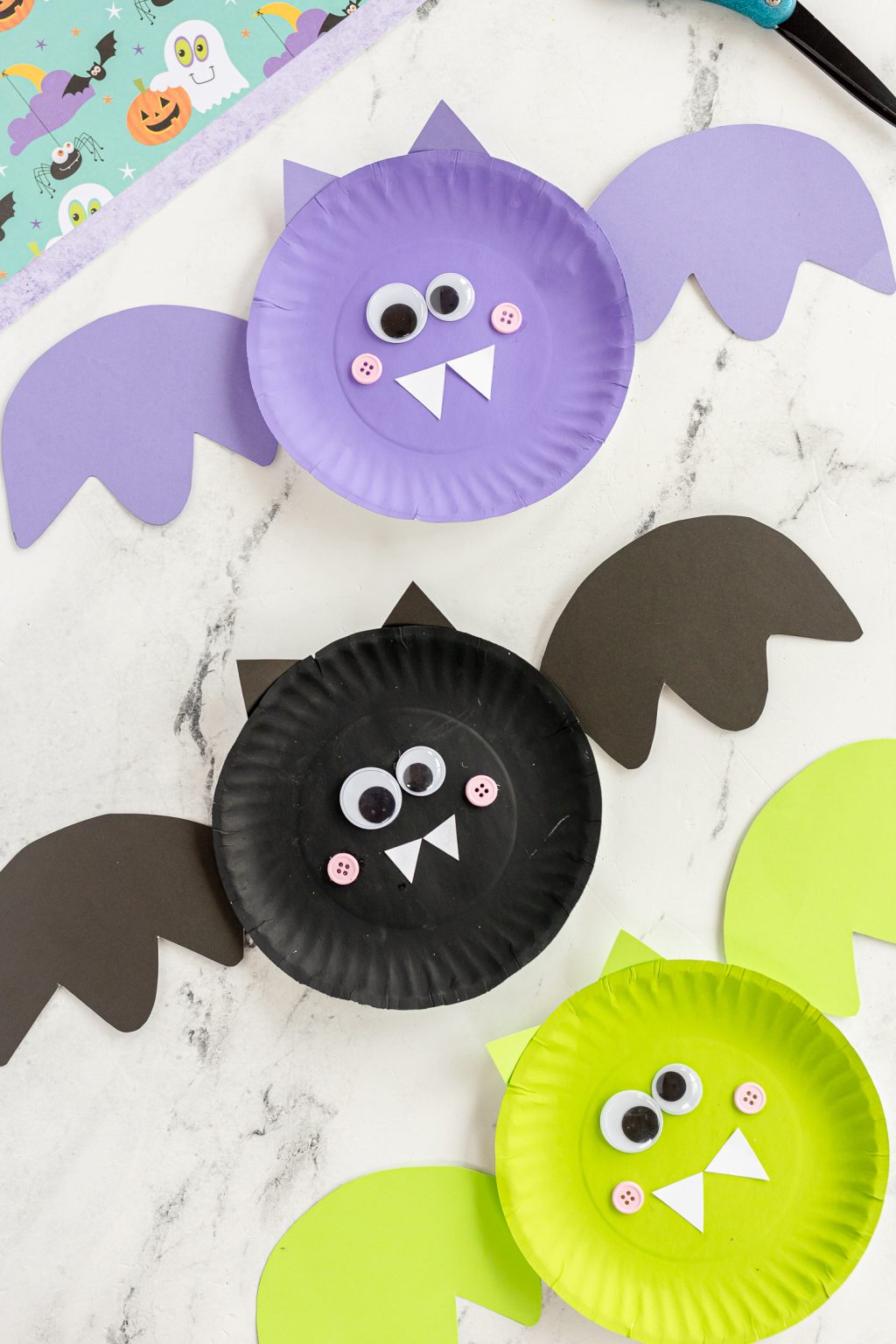 Paper Plate Bat - Made To Be A Momma