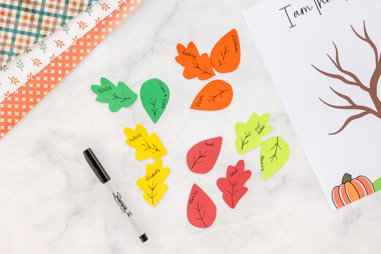 Thankful Tree Free Printable Craft for Kids - Made To Be A Momma