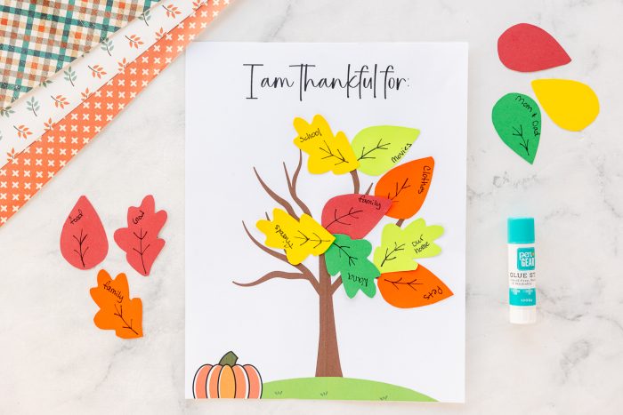 Thankful Tree Free Printable Craft for Kids - Made To Be A Momma