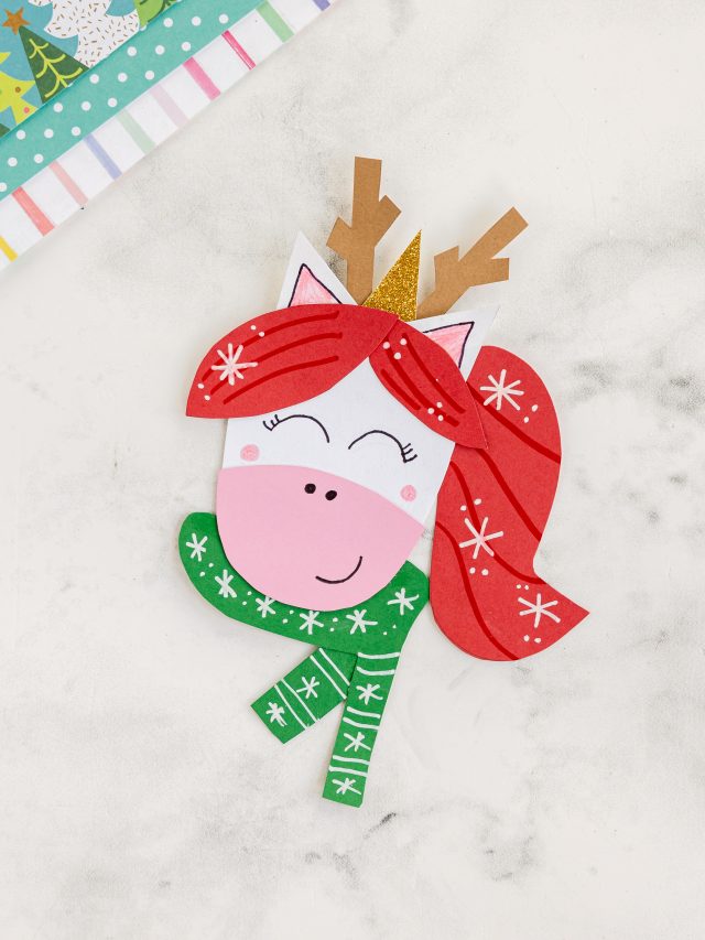 Christmas Unicorn Craft - Made To Be A Momma