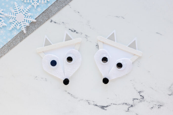 Popsicle Stick Arctic Fox - Made To Be A Momma