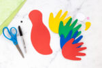 Handprint Parrot Craft - Made To Be A Momma