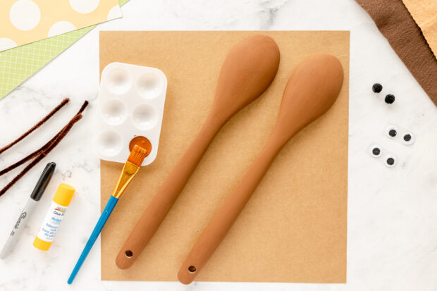 Monkey Wooden Spoon Craft - Made To Be A Momma