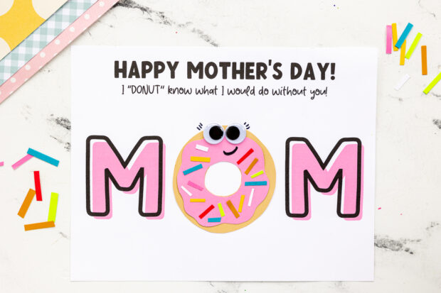 Mother's Day Donut Card - Made To Be A Momma