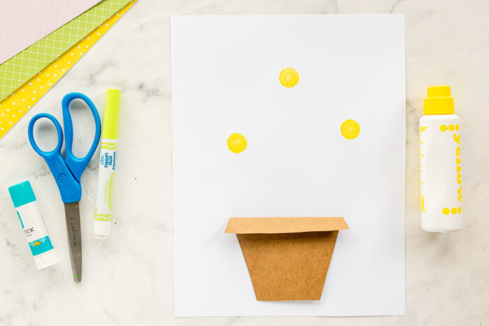 Do a Dot Flower Craft - Made To Be A Momma