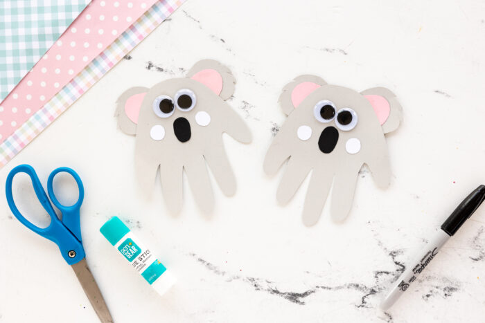 Koala Handprint Craft - Made To Be A Momma