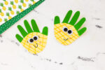 Handprint Pineapple Craft - Made To Be A Momma