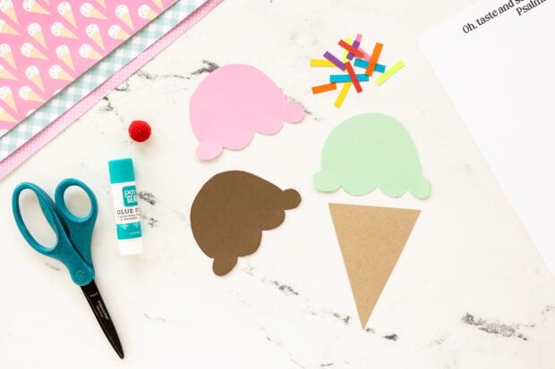 Ice Cream Bible Craft - Made To Be A Momma