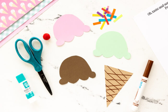Ice Cream Bible Craft - Made To Be A Momma