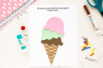 Ice Cream Bible Craft - Made To Be A Momma