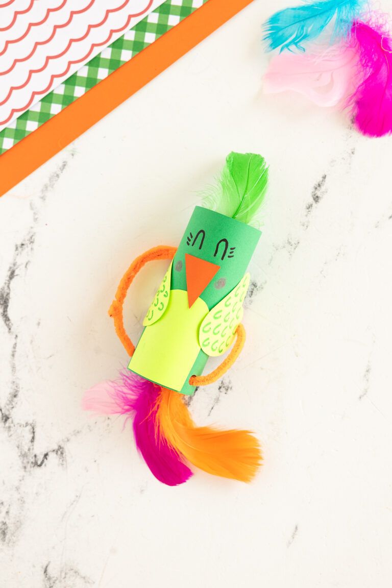 DIY Wrist Parrot Craft - Made To Be A Momma