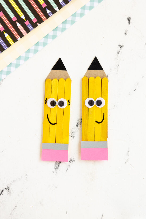 Popsicle Stick Pencil - Made To Be A Momma