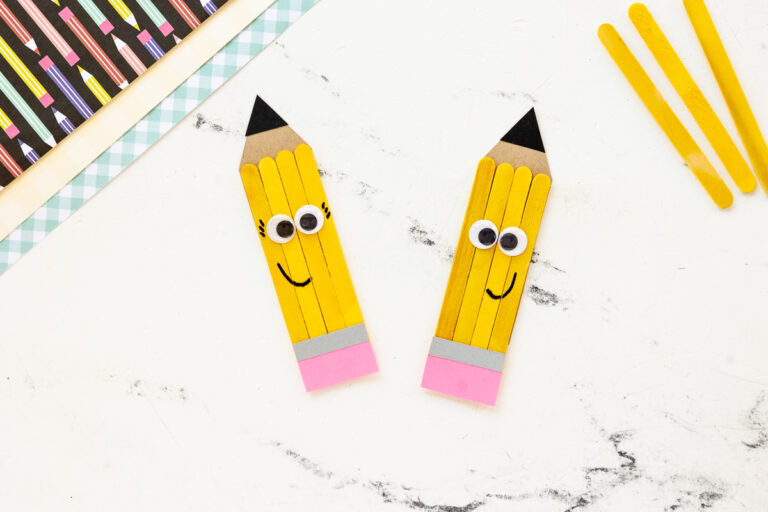 Popsicle Stick Pencil - Made To Be A Momma