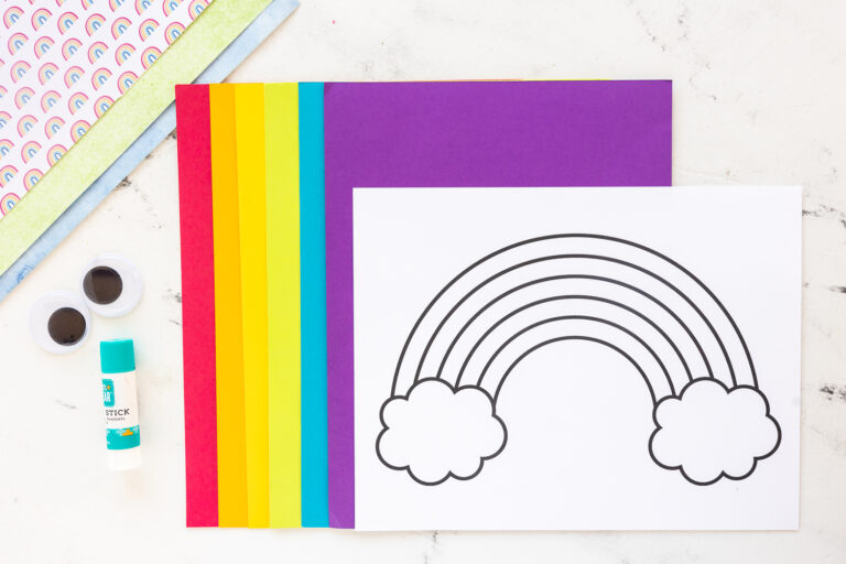 Torn Paper Rainbow - Made To Be A Momma