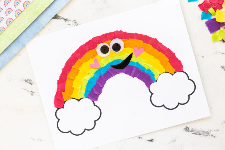 Torn Paper Rainbow - Made To Be A Momma