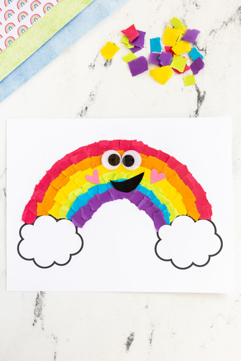 Torn Paper Rainbow - Made To Be A Momma