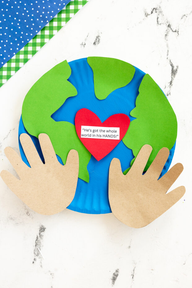 "He's Got the Whole World in His Hands" Bible Craft - Made To Be A Momma