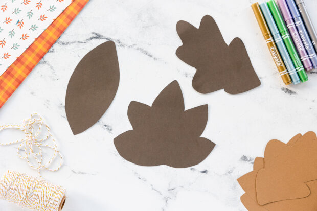 Metallic Paper Leaf Garland - Made To Be A Momma