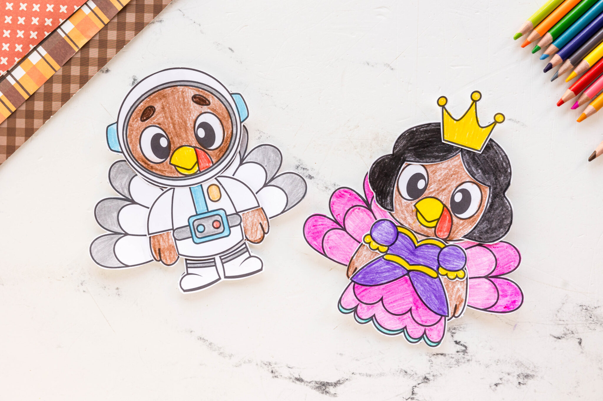 Disguise a Turkey Printable Craft - Made To Be A Momma