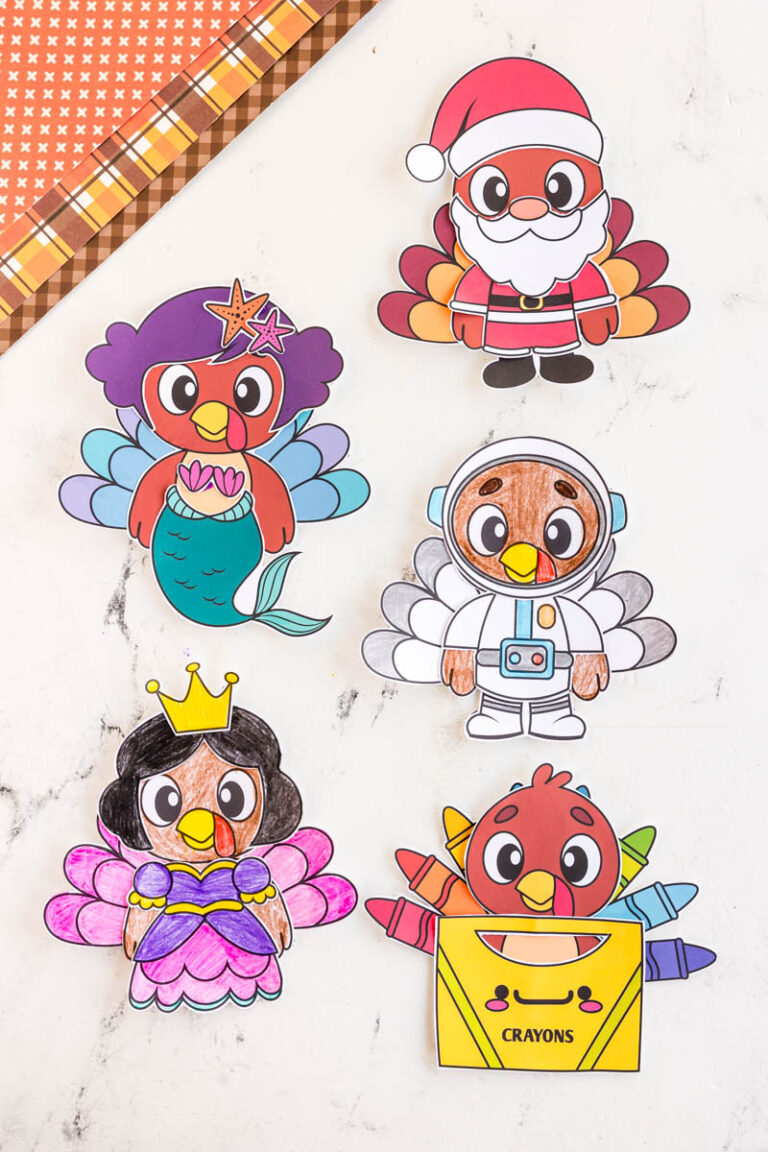 Disguise a Turkey Printable Craft - Made To Be A Momma