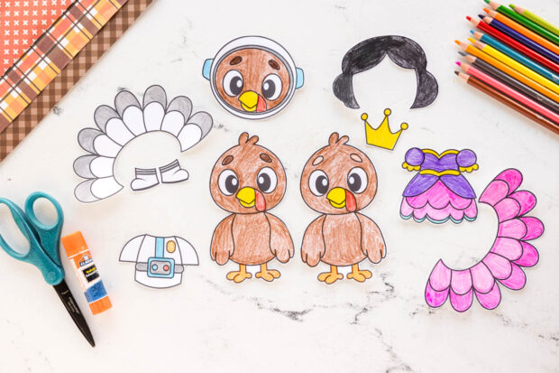 Disguise a Turkey Printable Craft - Made To Be A Momma