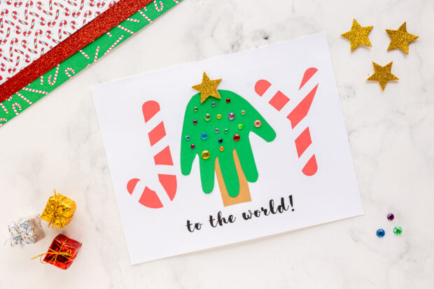 Printable Joy Handprint Tree Craft - Made To Be A Momma