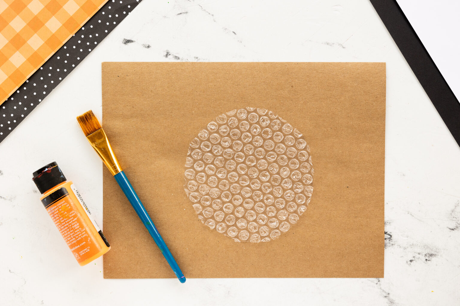 Bubble Wrap Basketball Craft - Made To Be A Momma