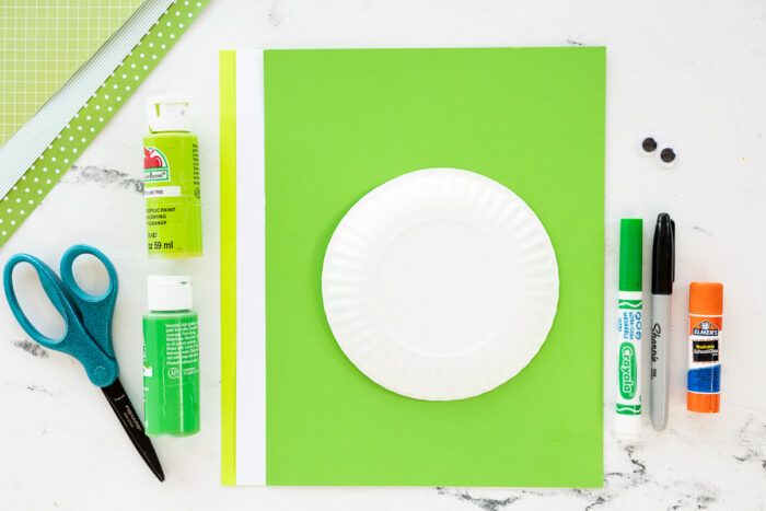 Paper Plate Alligator Craft - Made To Be A Momma